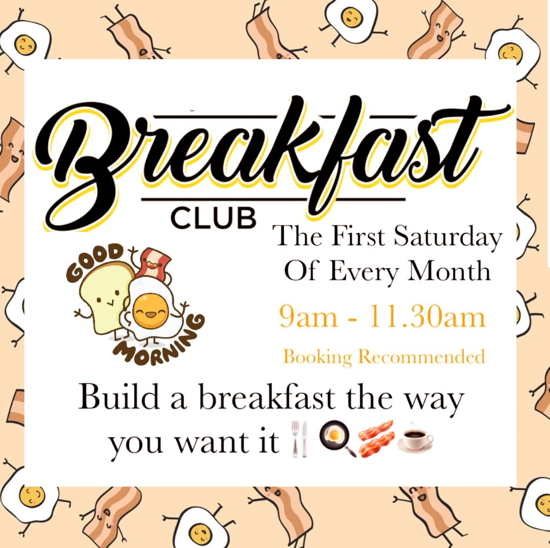 Join us for the best Breakfast Club in town | The Live And Let Live ...